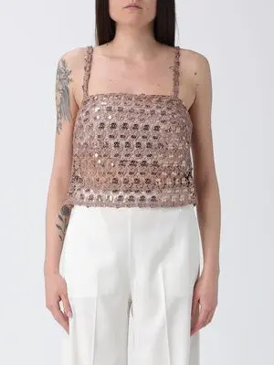 H COUTURE Lace And Sequin Embellished Top - Bronze