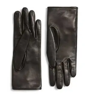 Valentino Garavani Leather Gloves - Black