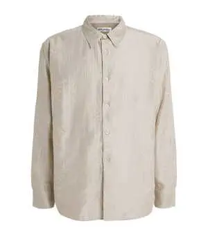 Our Legacy Embroidered Floral Beyond Shirt - Beige