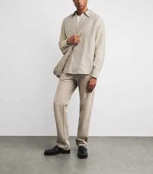 Our Legacy Embroidered Floral Beyond Shirt - Beige