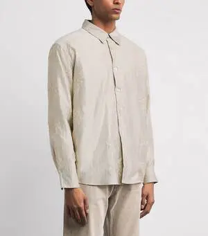 Our Legacy Embroidered Floral Beyond Shirt - Beige