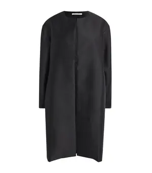 VORANIDA Collarless Long Coat