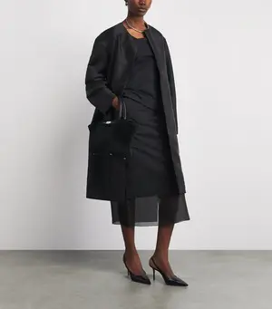 VORANIDA Collarless Long Coat