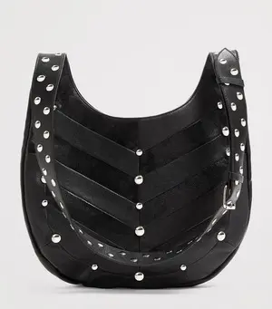 Valentino Garavani Medium Leather Hobo Shoulder Bag