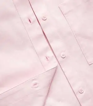 Maje Cotton Shirt With Scarf Detail