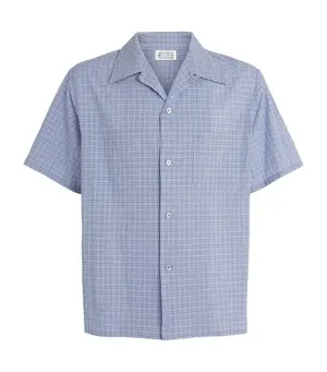 MAISON MARGIELA Check Open-collar Shirt