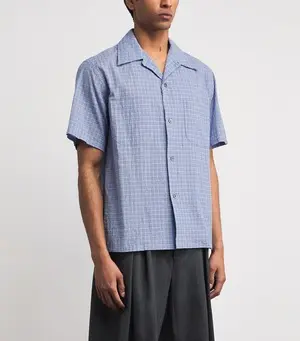 MAISON MARGIELA Check Open-collar Shirt