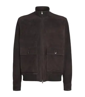 Agnona Suede Jacket