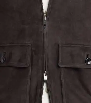 Agnona Suede Jacket