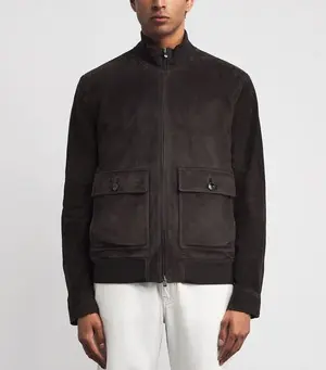 Agnona Suede Jacket