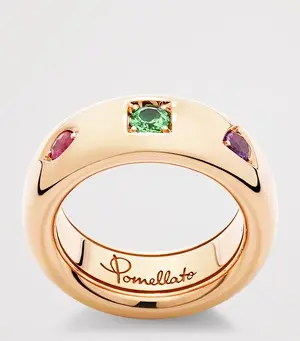Pomellato Iconica Rose Gold Ring - Purple