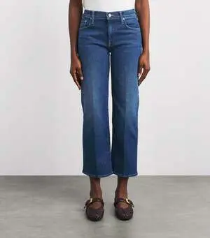 MOTHER The Rambler Zip Ankle Jeans - Blue