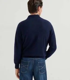 Brunello Cucinelli Cashmere Polo Sweater