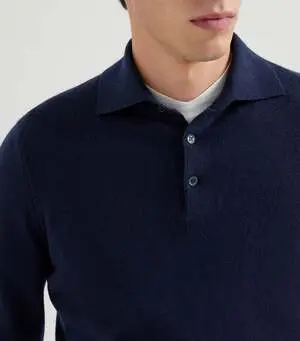 Brunello Cucinelli Cashmere Polo Sweater