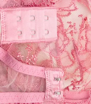 FLEUR DU MAL Embroidered Harper Demi Bra