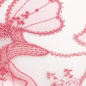 FLEUR DU MAL Embroidered Harper Demi Bra