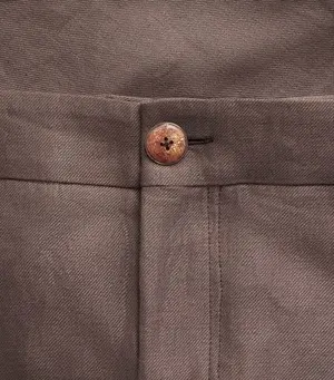 GOD'S TRUE CASHMERE Linen Shorts With Sunstone Detailing