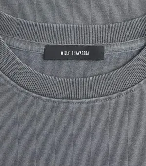 WILLY CHAVARRIA Cotton Community Centre T-shirt - Grey