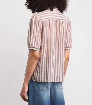 ME+EM Cotton Voile Pussybow Blouse - Pink