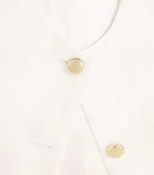 Maje Linen-cotton Cropped Jacket
