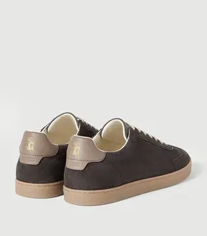 Brunello Cucinelli Suede Low-top Sneakers - Brown