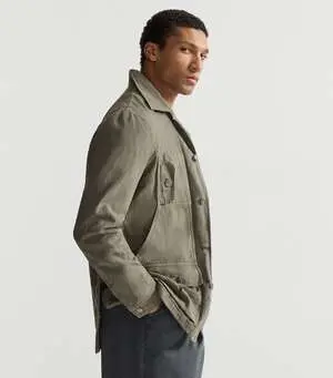 Brunello Cucinelli Cotton-linen Canvas Shirt Jacket