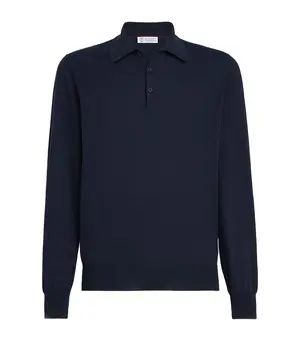 Brunello Cucinelli Cotton Polo Sweater