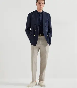 Brunello Cucinelli Cotton Polo Sweater