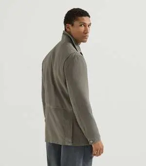Brunello Cucinelli Cotton-linen Canvas Shirt Jacket