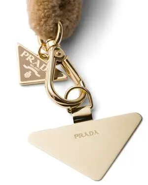 Prada Wool Smartphone Wrist Strap - Brown