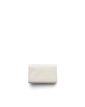 Prada Saffiano Leather Card Holder - Neutral