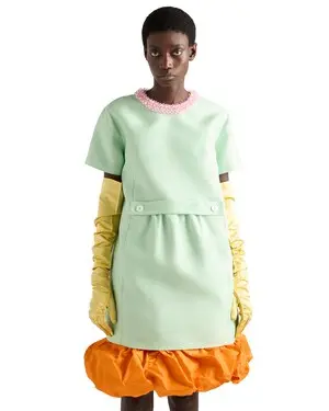 Prada Technical Taffeta Skirt - Orange