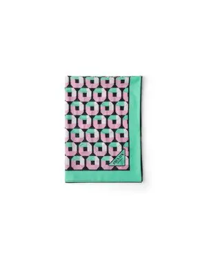 Prada Printed Cotton Sarong - Green