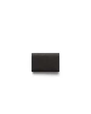 Prada Saffiano Leather Card Holder - Black