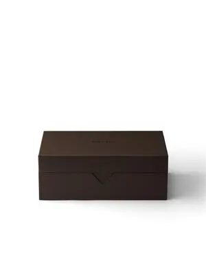 Prada Court Leather Sneakers - Brown