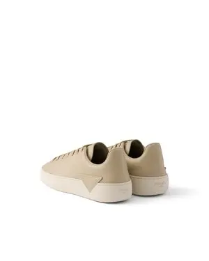Prada Court Leather Sneakers - Neutral