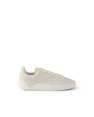 Prada Court Leather Sneakers - Neutral