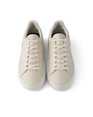Prada Court Leather Sneakers - Neutral