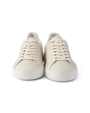 Prada Court Leather Sneakers - Neutral