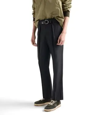 Prada Downtown Re-nylon And Suede Sneakers - Green