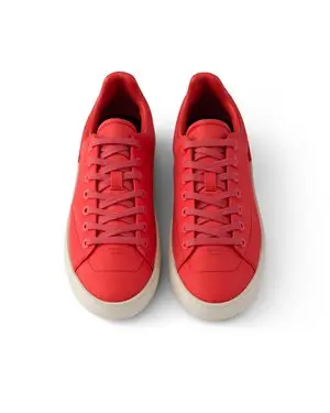 Prada Court Re-nylon Sneakers - Orange