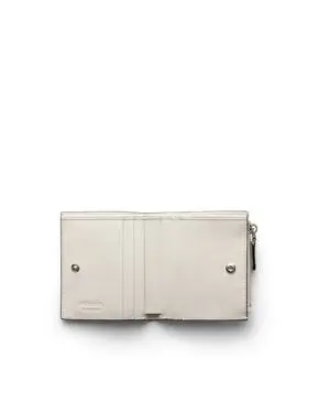 Prada Small Saffiano Leather Wallet - Neutral