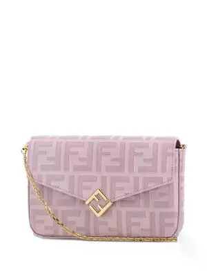 Fendi Ff Diamonds Logo-embellished Wallet