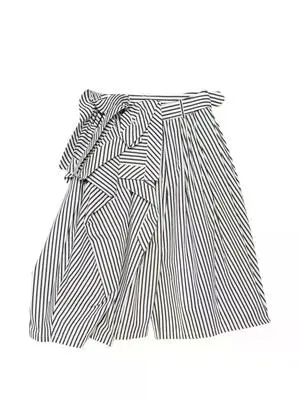 JUUN.J Double-waisted Wrapping Trousers - White