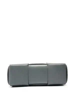 Bottega Veneta Intrecciato Arco Handbag - Grey