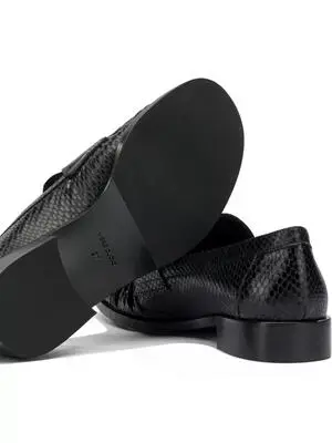 STRATEGIA SHOES Snakeskin-effect Loafers