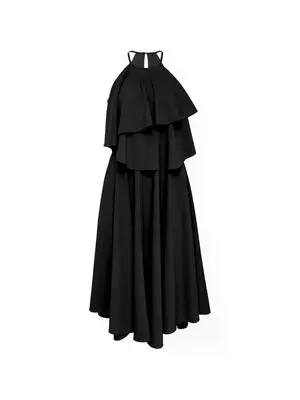 CLUB21 COLLECTION Georgette Tiered-ruffle Dress