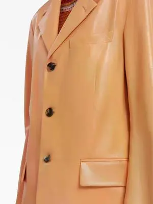 Marni Long-sleeve Leather Blazer