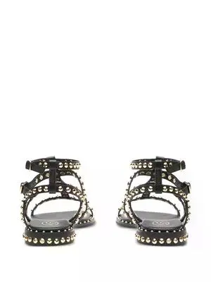 Ash Stud-embellished Sandals - Black