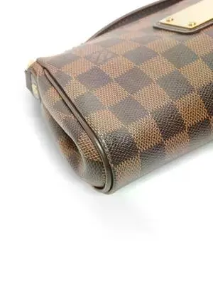 LOUIS VUITTON 2012 Damier Azur Eva Shoulder Bag - Brown